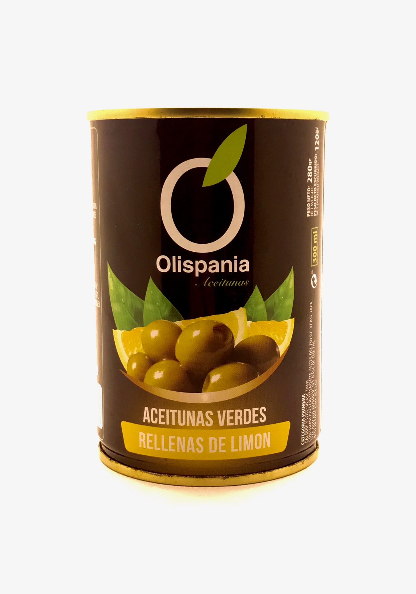 Rohelised oliivid täidetud sidruniga 120gr 240/260 Olispania - Barrica