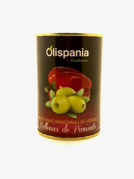 Rohelised oliivid täidetud paprikaga 120gr 240/260 Olispania - Barrica